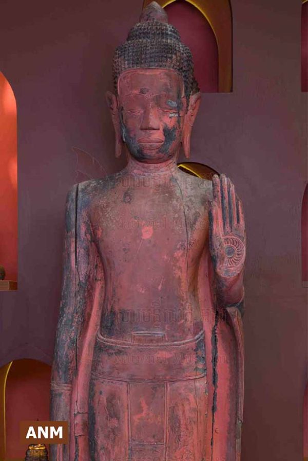 Buddha Image With Abhaya Mudra – Angkor National Museum